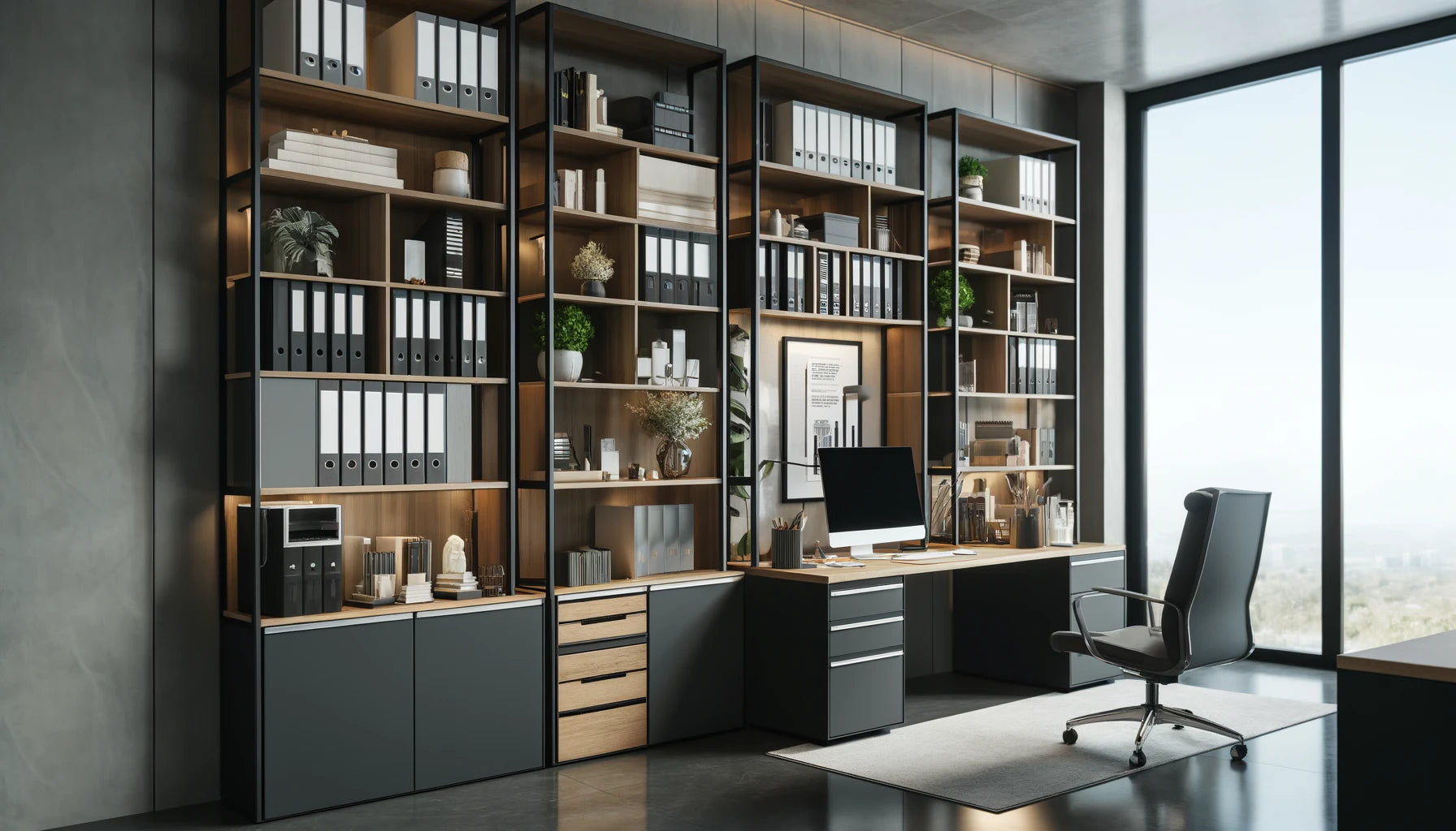 Utilise Vertical Space with Bookcases: Maximise Your Office Storage ...