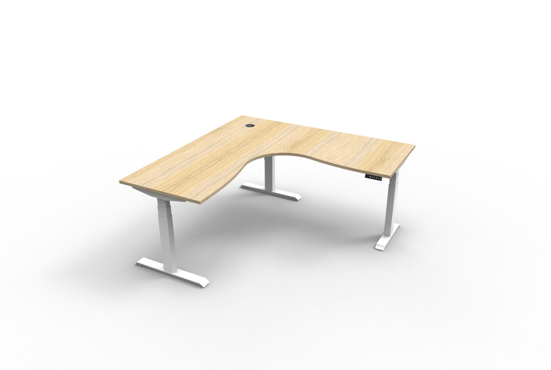Boost+ Corner Corner Standing Desk Workstation | Office Furniture IQ ...