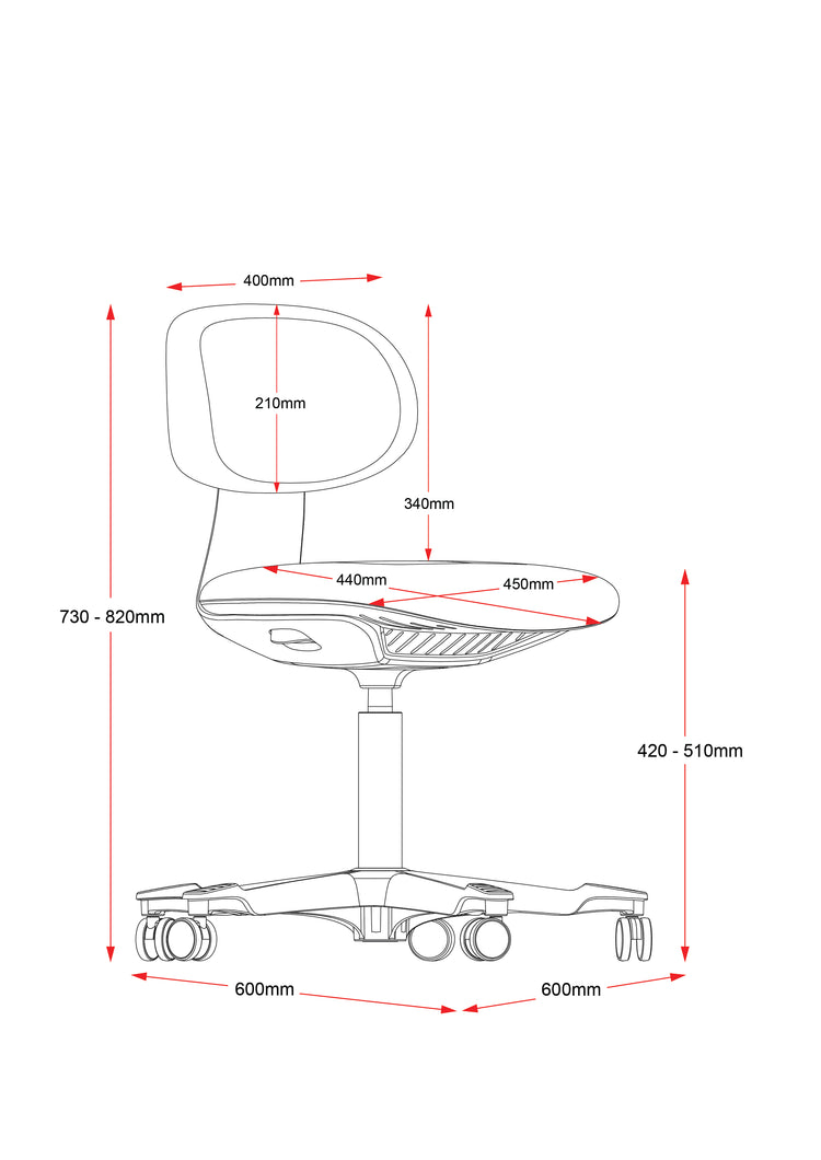 Yoyo Task Chair | Office Furniture IQ Australia