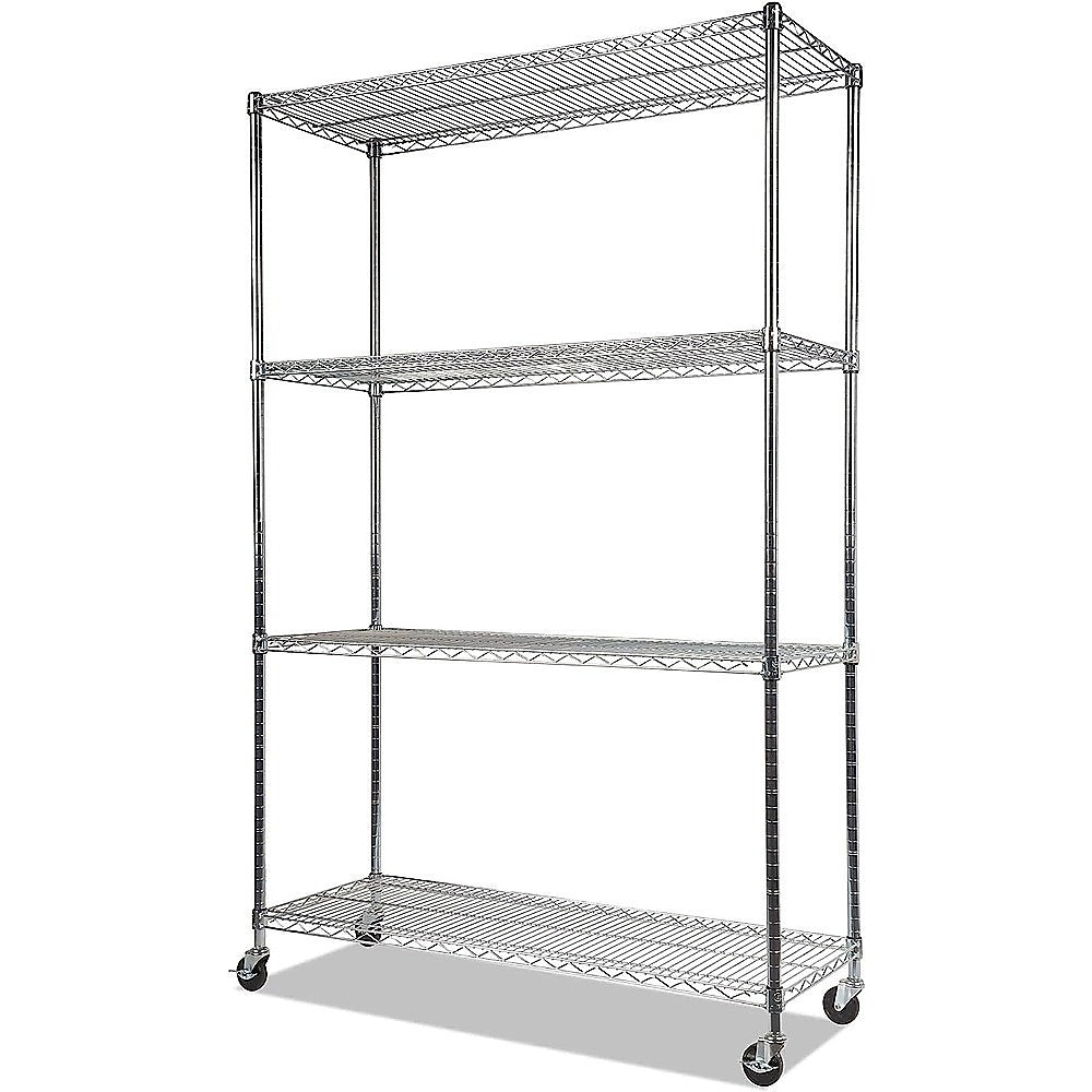 Modular Wire Storage Shelf 1500 x 350 x 1800mm Steel Office Shelving ...